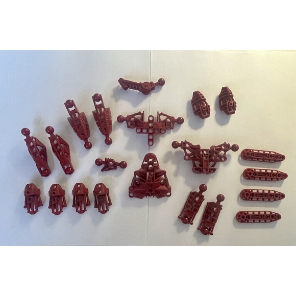 Lego | Toys | Red Lego Technic Bionicle Mixed Parts Pieces For Bionicle ...